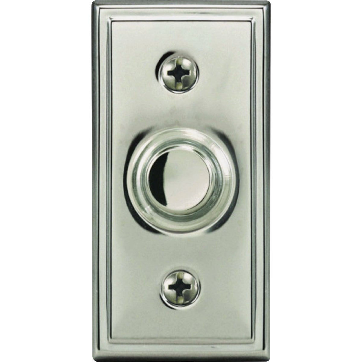 Heath Zenith Wired Nickel LED Lighted Doorbell Push-Button | Do it Best