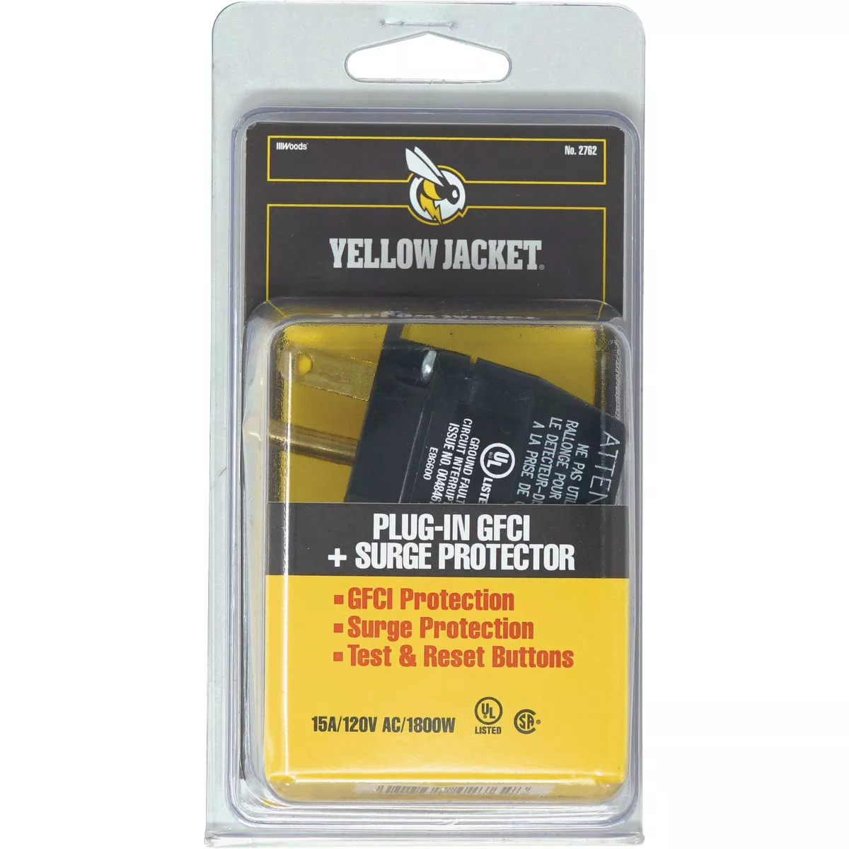 Yellow Jacket 15A 120V GFCI Portable Plug-In Adapter | Do it Best