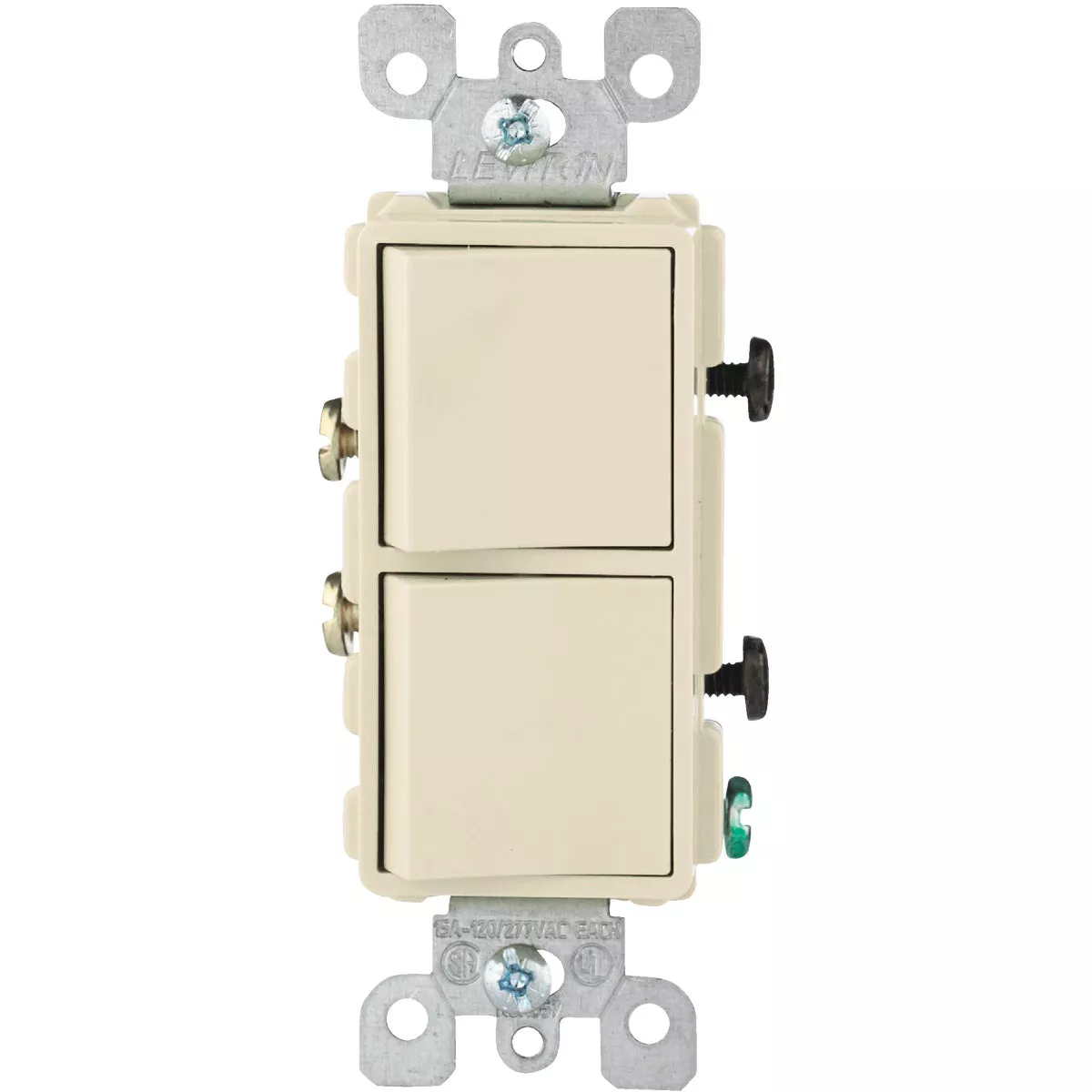 Leviton Single Pole Ivory 15A Duplex Switch | Do it Best