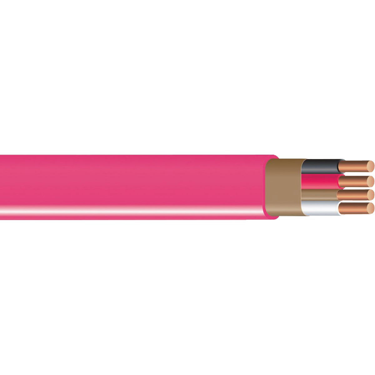 Romex 1000 Ft. 10/3 Solid Pink NMW/G Electrical Wire | Do it Best