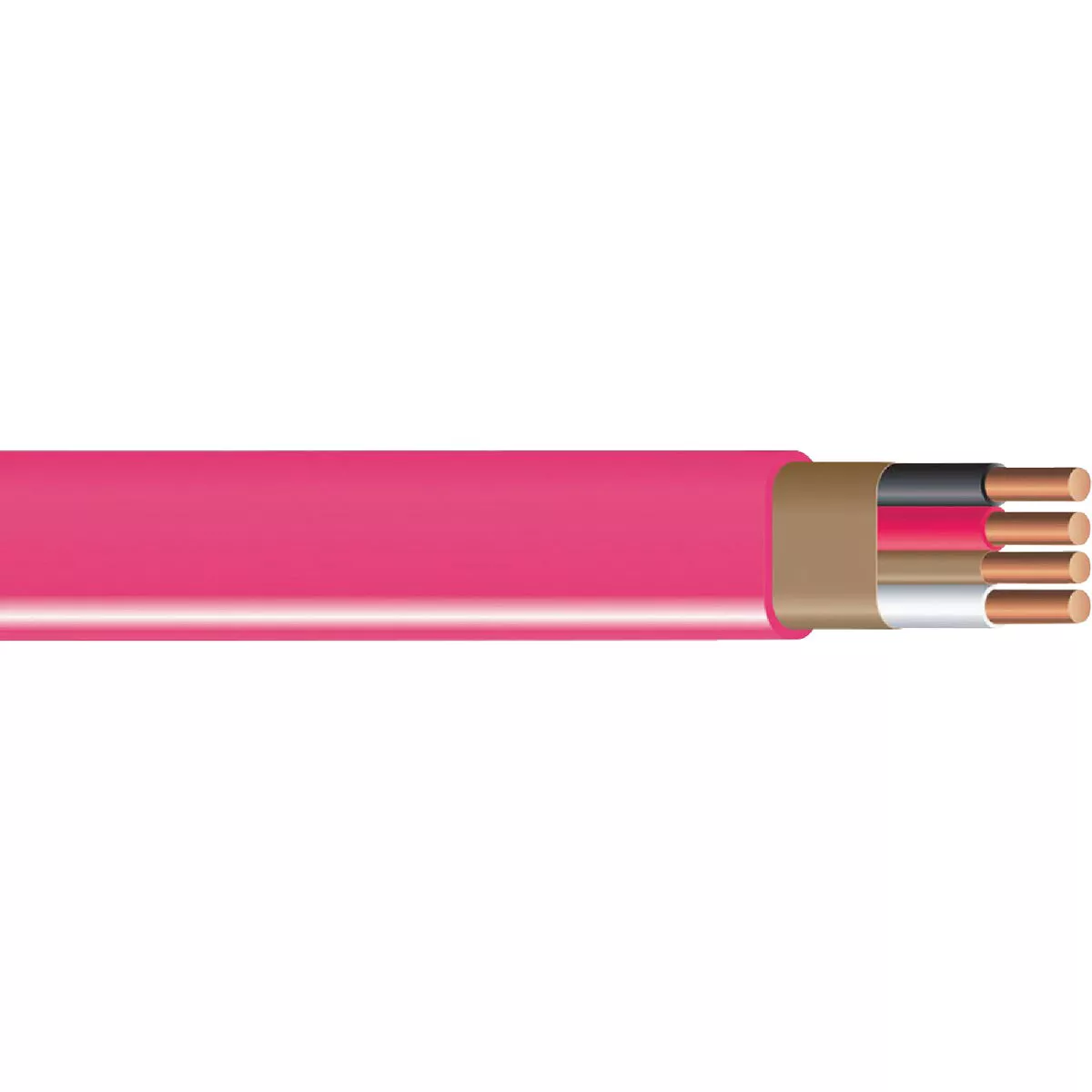 Romex 1000 Ft. 10/3 Solid Pink NMW/G Electrical Wire | Do it Best