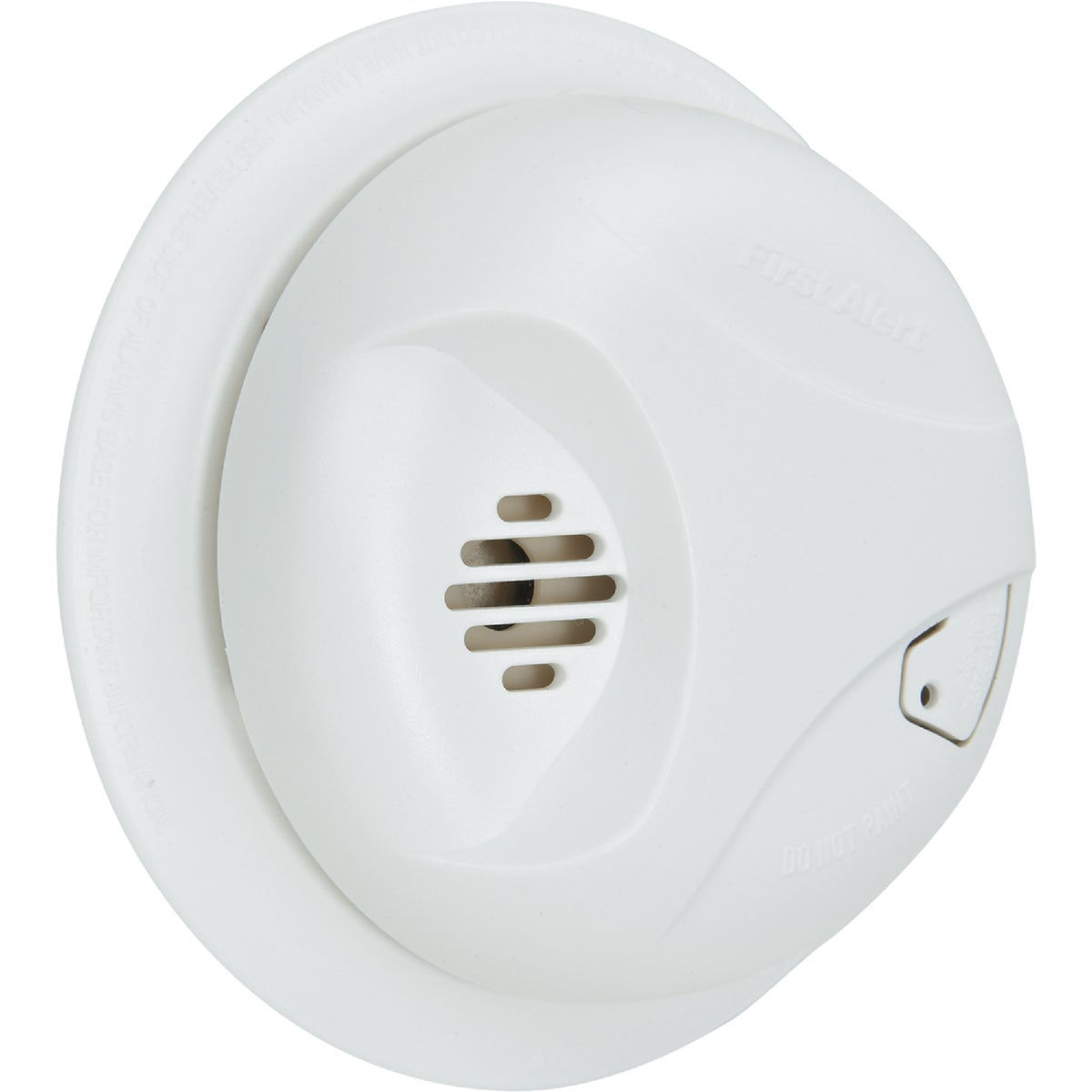 First Alert Battery Operated 9V Ionization Smoke Alarm with Hush | Do ...