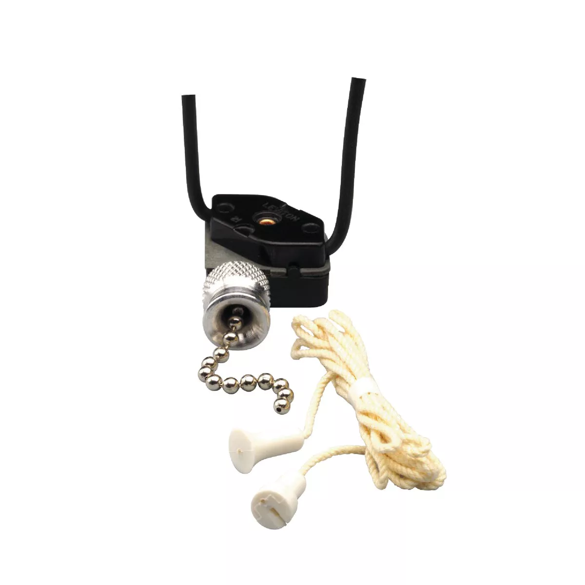 Leviton 3 Ft. Cord Single Pole Pull Chain Switch | Do it Best