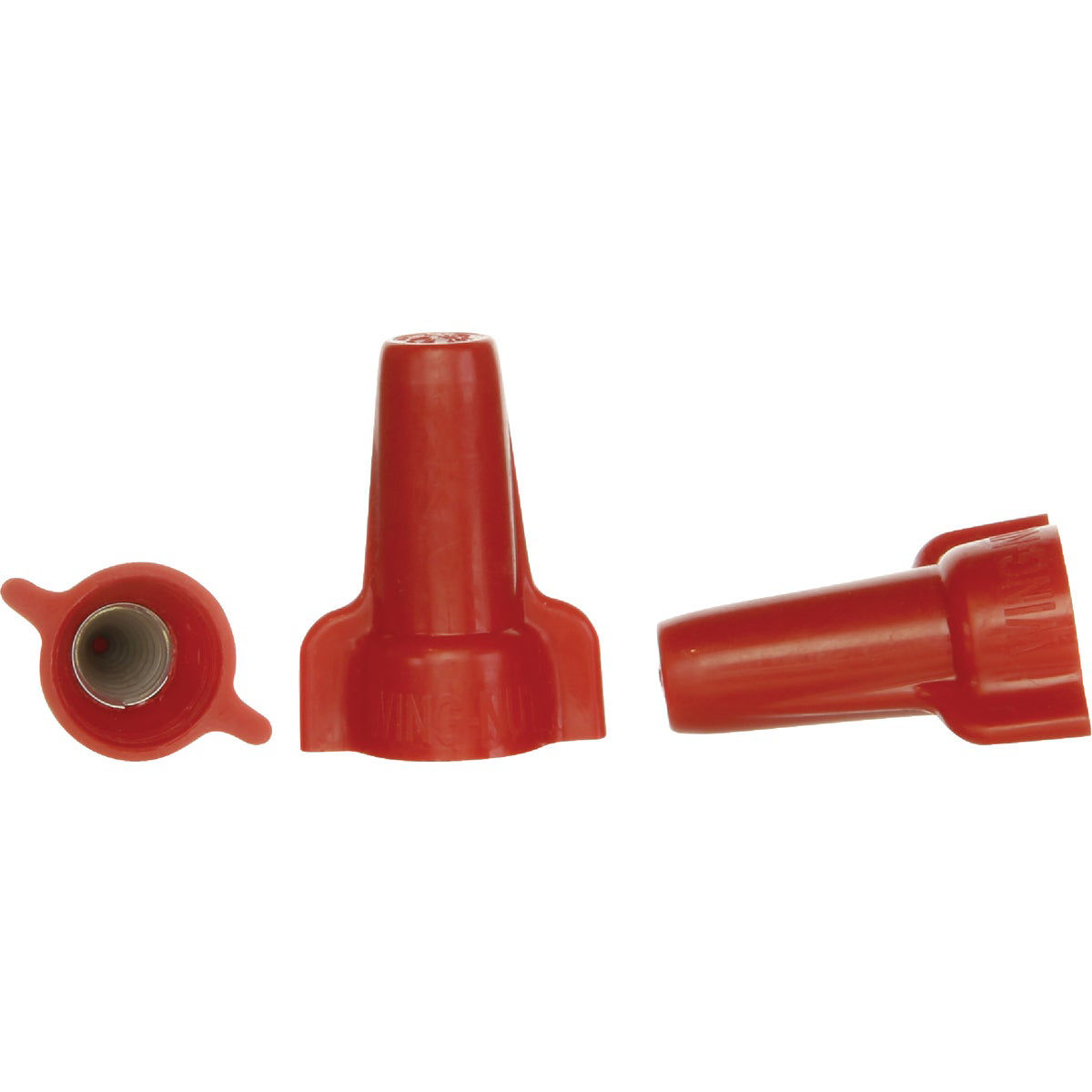 Ideal Wing-Nut Medium Red Copper to Copper Wire Connector (100-Pack ...