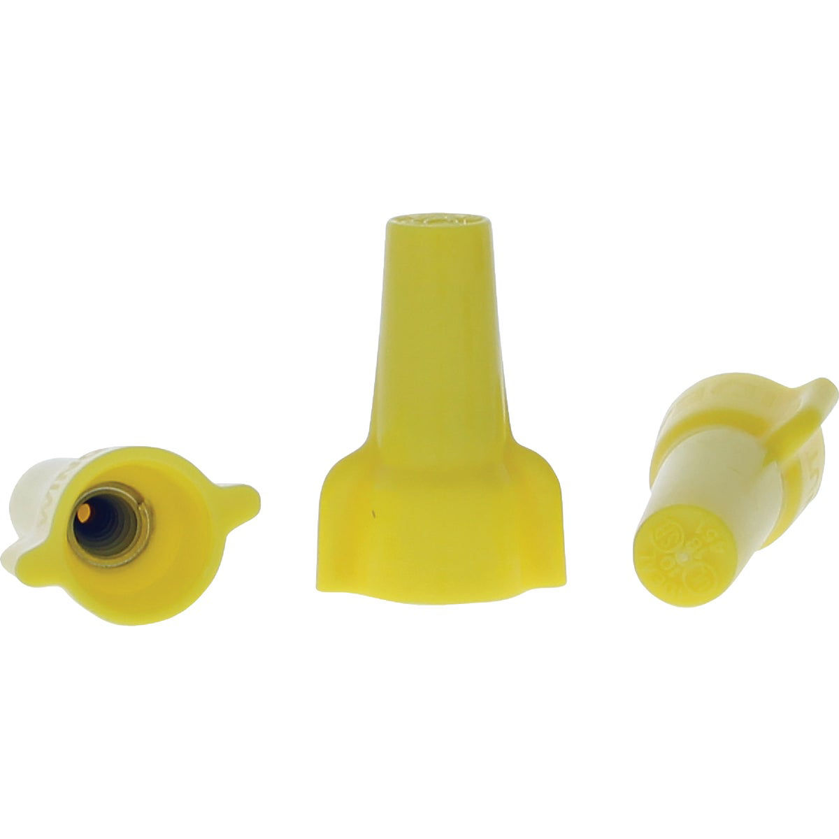 Ideal Wing-Nut Small Yellow Copper to Copper Wire Connector (100-Pack ...