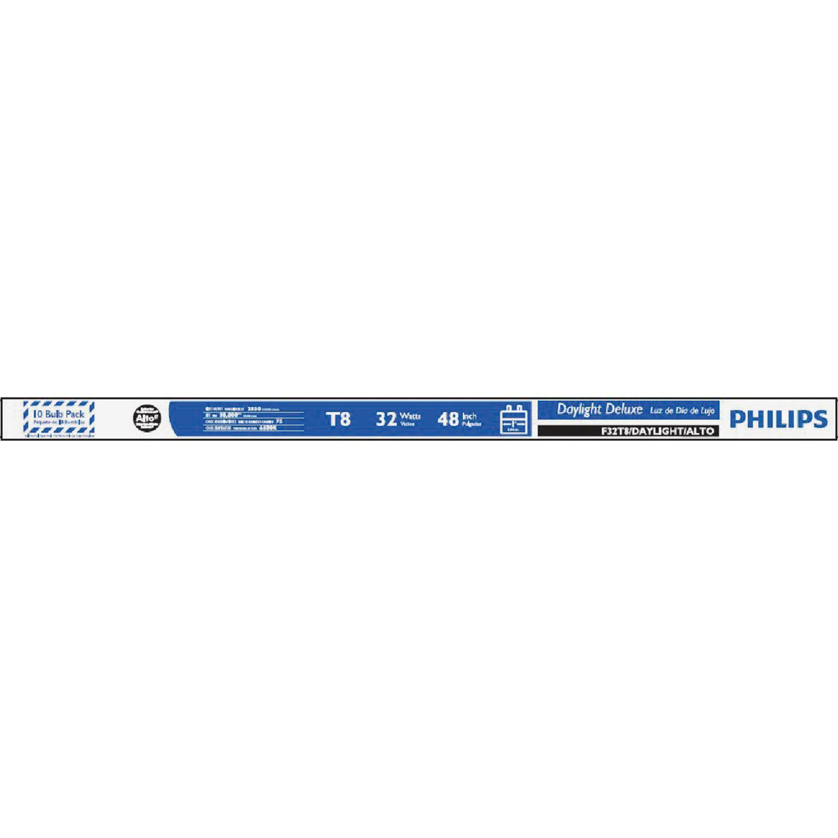 Philips ALTO 32W 48 In. Daylight Deluxe T8 Medium Bi-Pin Fluorescent ...