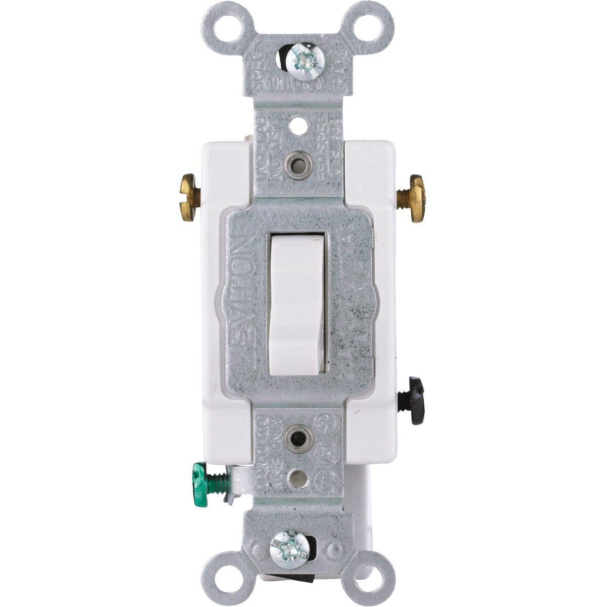 Leviton Toggle White 20A Grounding Quiet 3-Way Switch | Do it Best