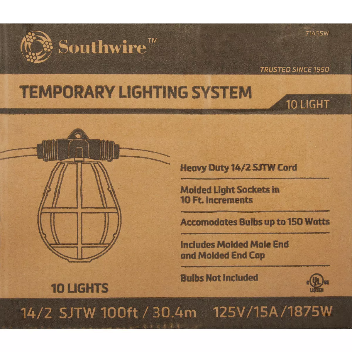 Southwire Incandescent A23 100 Ft. Temporary Light String | Do it Best
