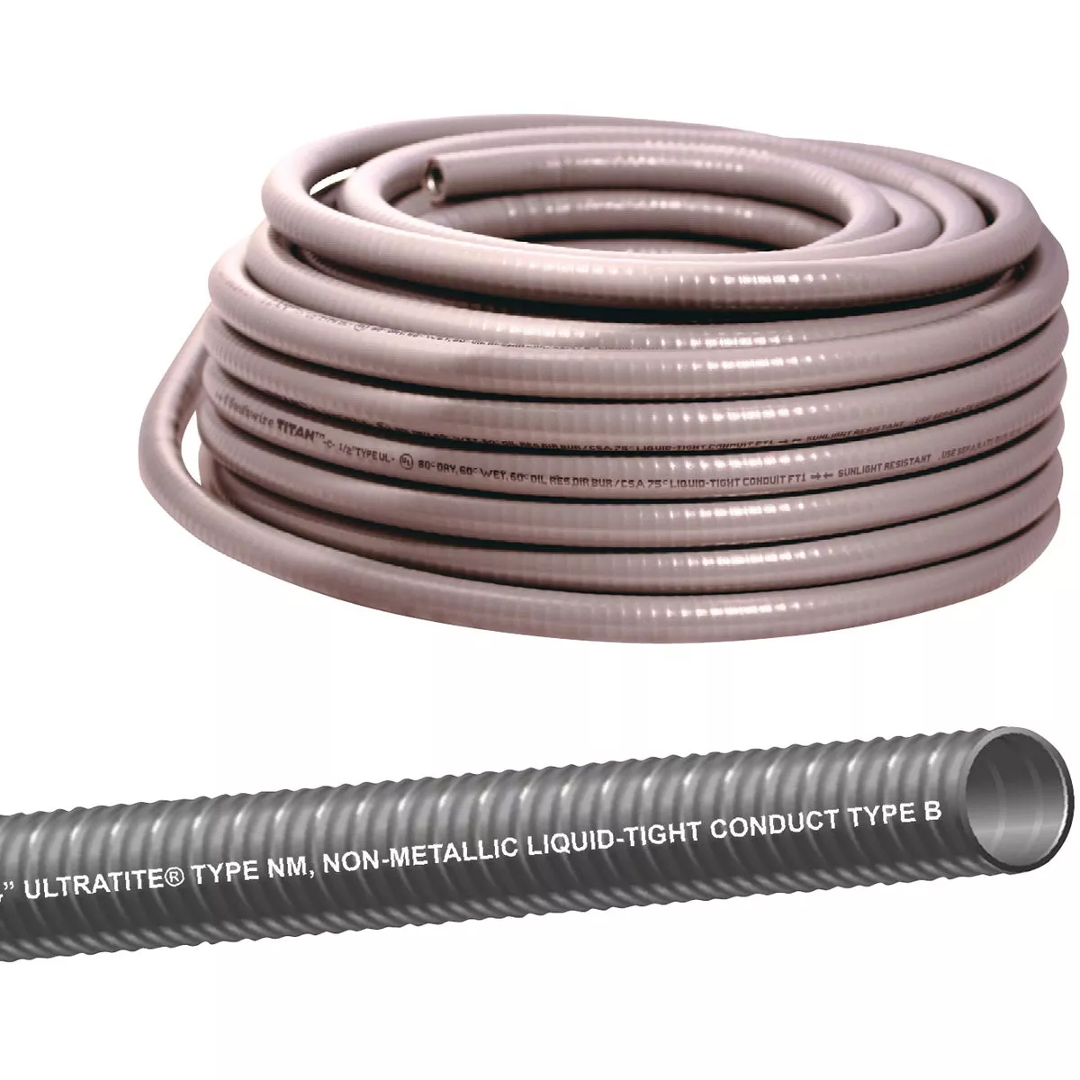 Southwire 1/2 In. x 100 Ft. Flexible Non-Metallic Liquid Tight Conduit ...