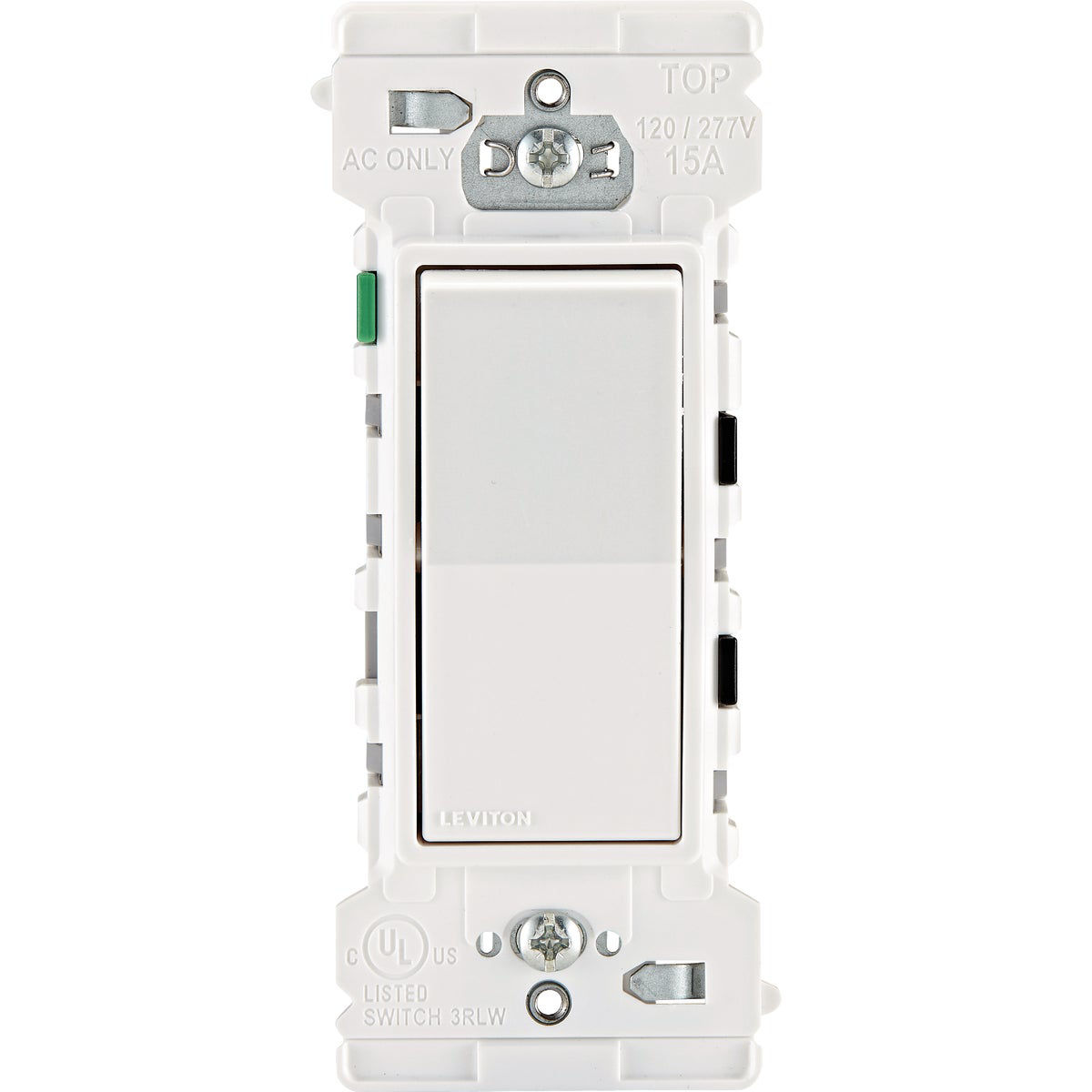 Leviton Decora Edge Residential Grade 15A Rocker Single Pole Switch ...