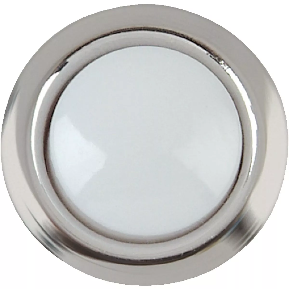 Heath Zenith Wired Silver Round LED Lighted Doorbell Push-Button | Do ...