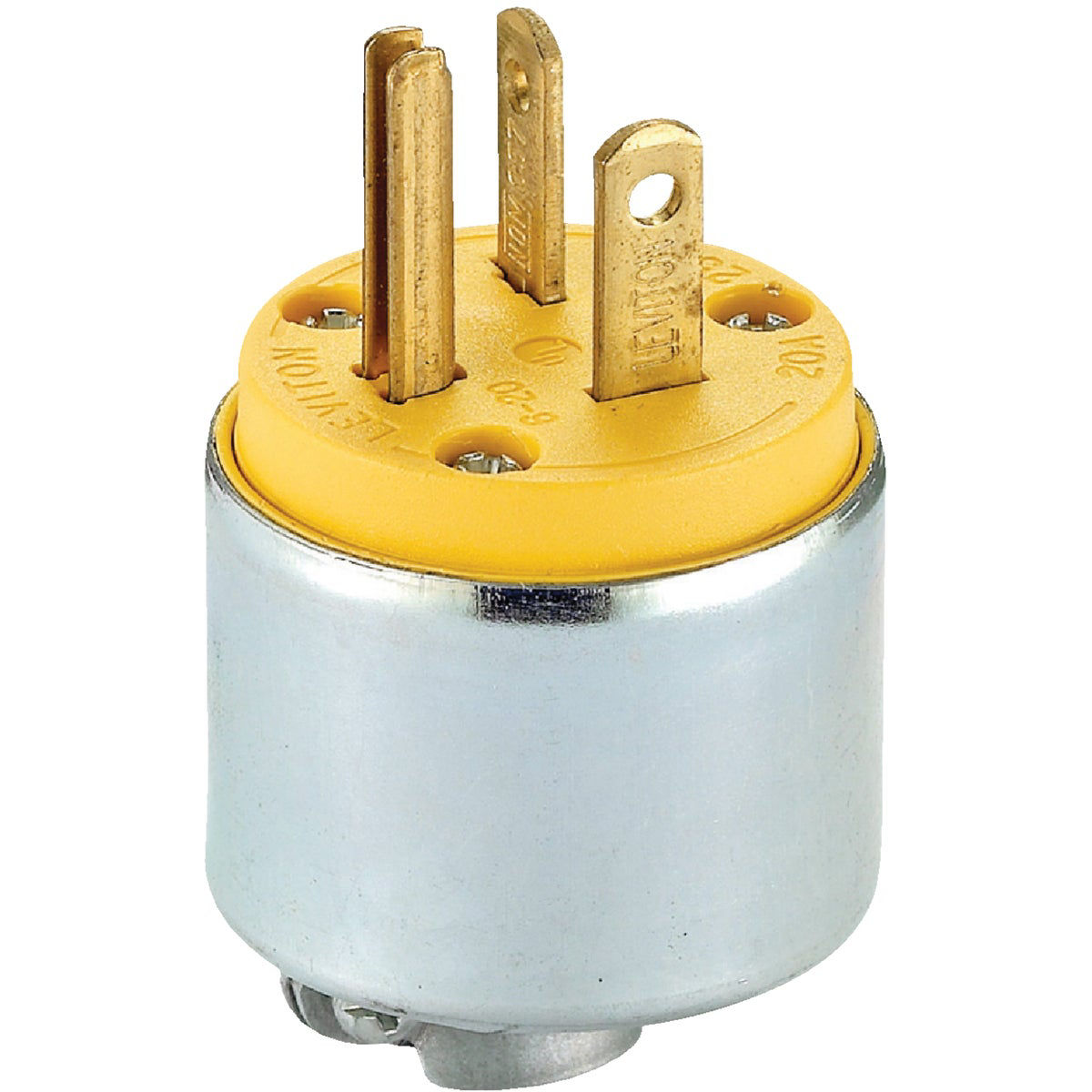 Leviton 20A 250V 3-Wire 2-Pole Armored Cord Plug | Do it Best
