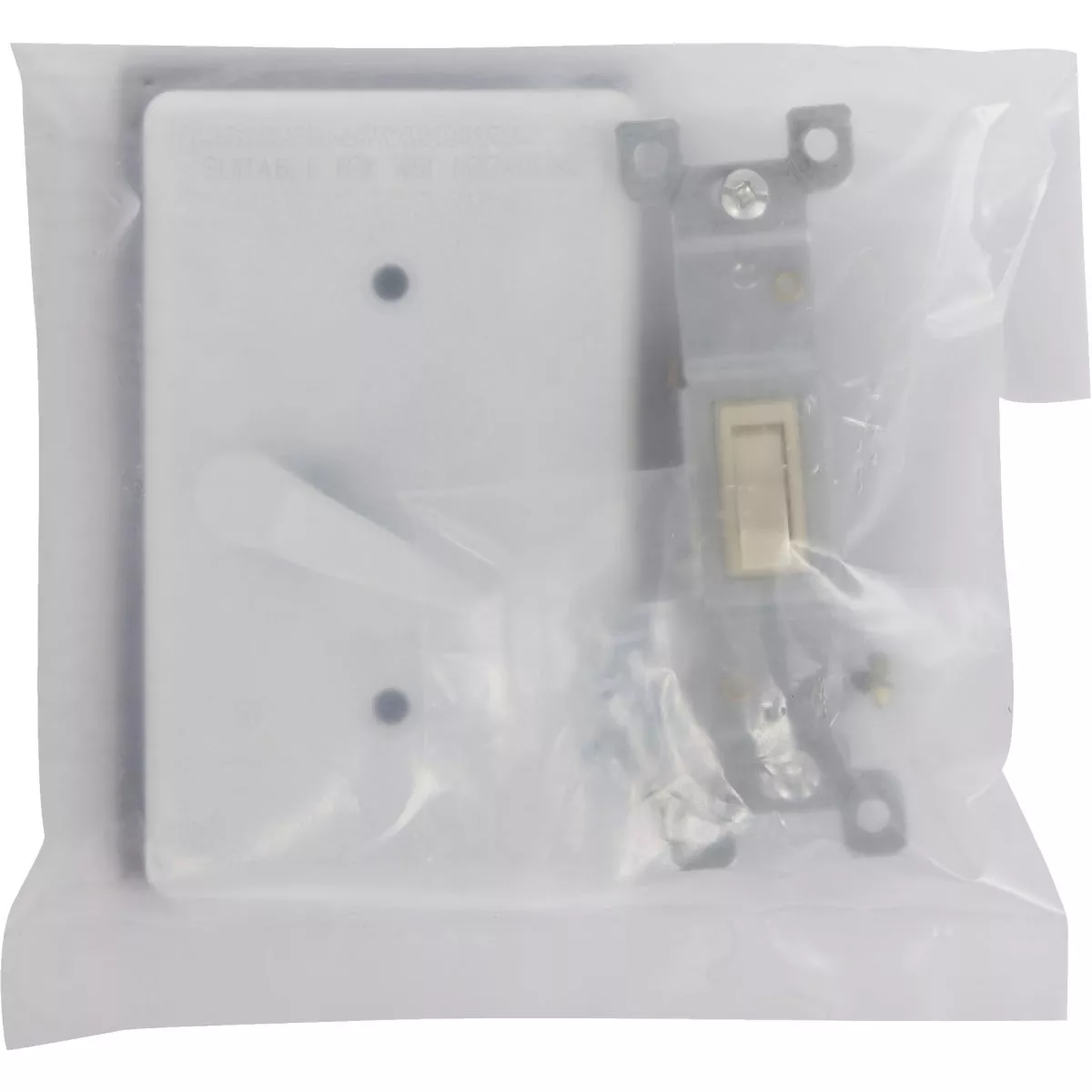 Bell White Single Gang Vertical Mount Outdoor Switch Cover | True Value ...