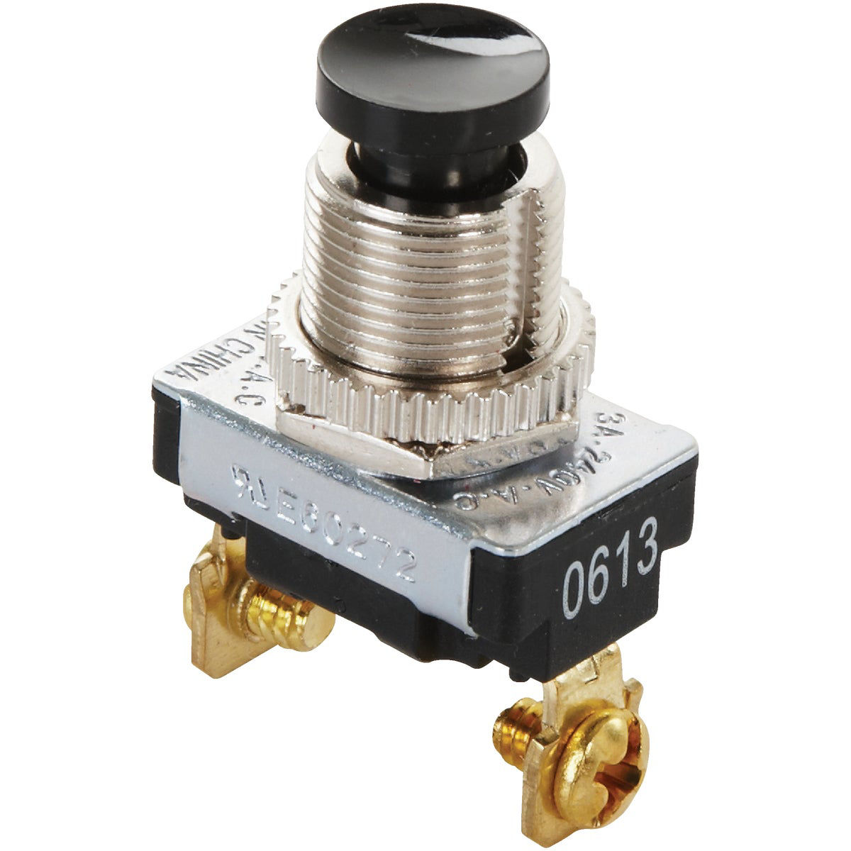 Gardner Bender Black 2-Terminal Push-Button Switch | Do it Best