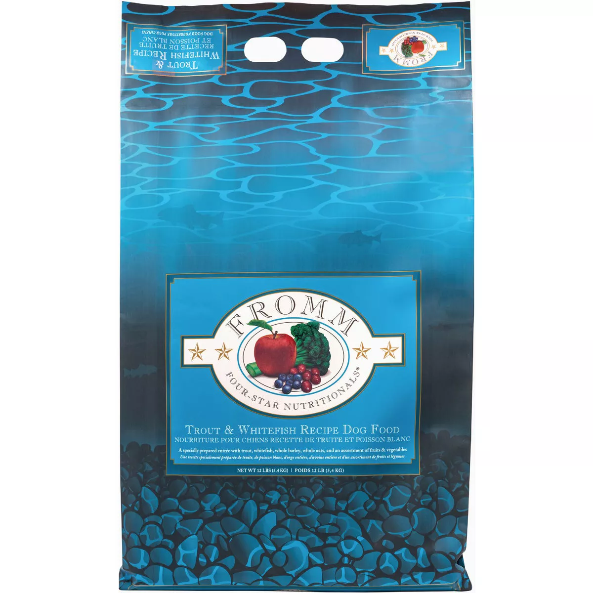 Fromm Four-Star Nutritionals Trout & Whitefish Recipe Dog Food, 12 Lb ...