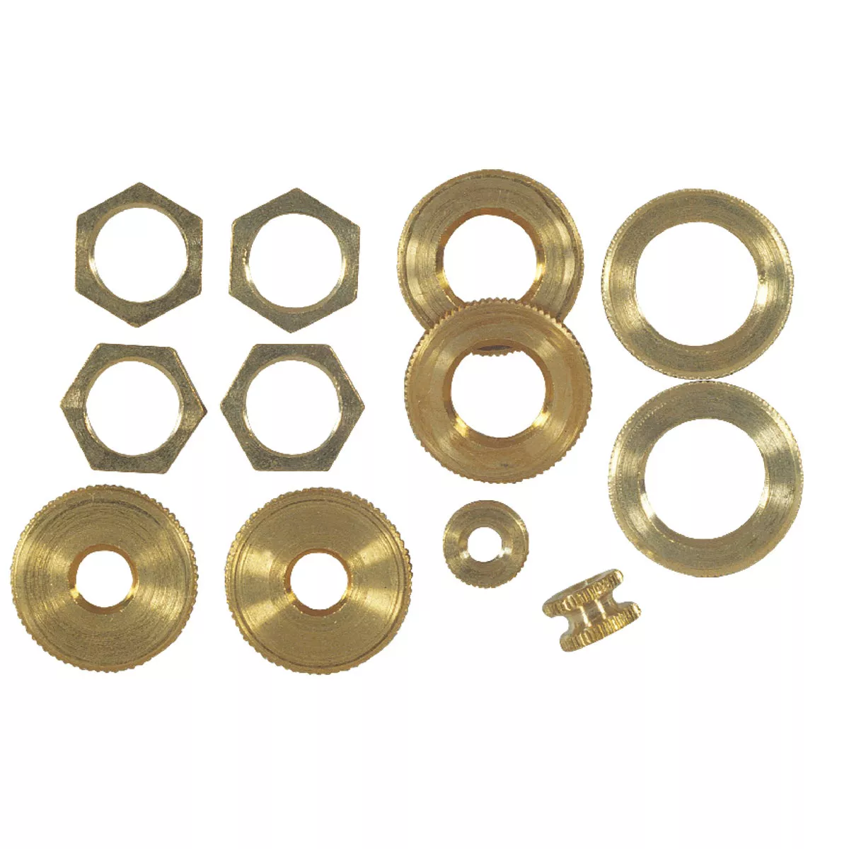 Westinghouse Brass 1/8 In. IP Lamp Fixture Lock Nut Assortment (12 ...