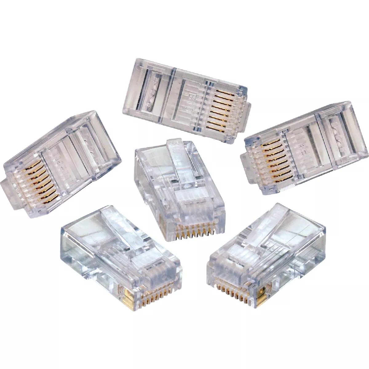 Leviton RJ45 CAT-5E Clear Connector (10-Pack) | Do it Best