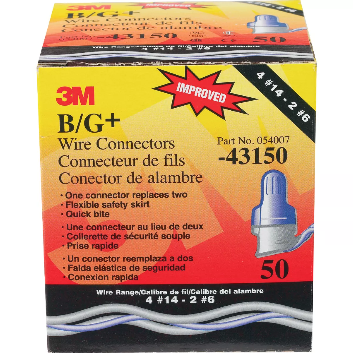 3M Performance Plus Large Wire Connector (50-Pack) | Do it Best