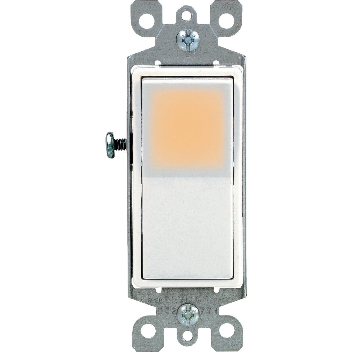 Leviton Decora Residential Grade 15 Amp Rocker Single Pole Switch ...