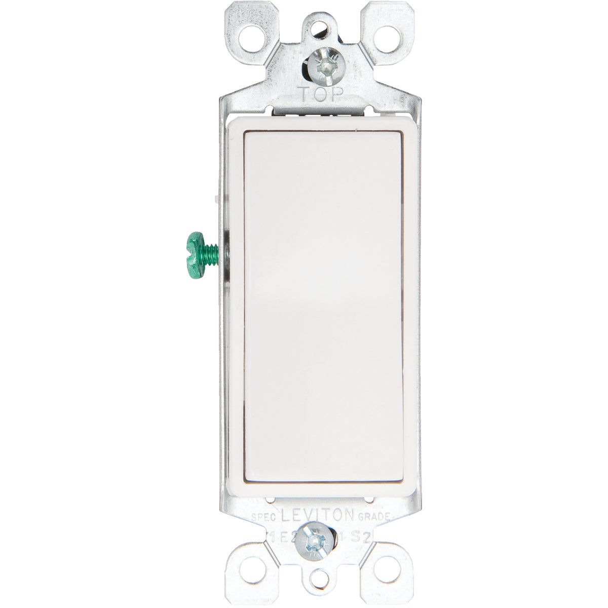 Leviton Decora Illuminated Rocker White 15A Grounded 3-Way Switch | Do ...