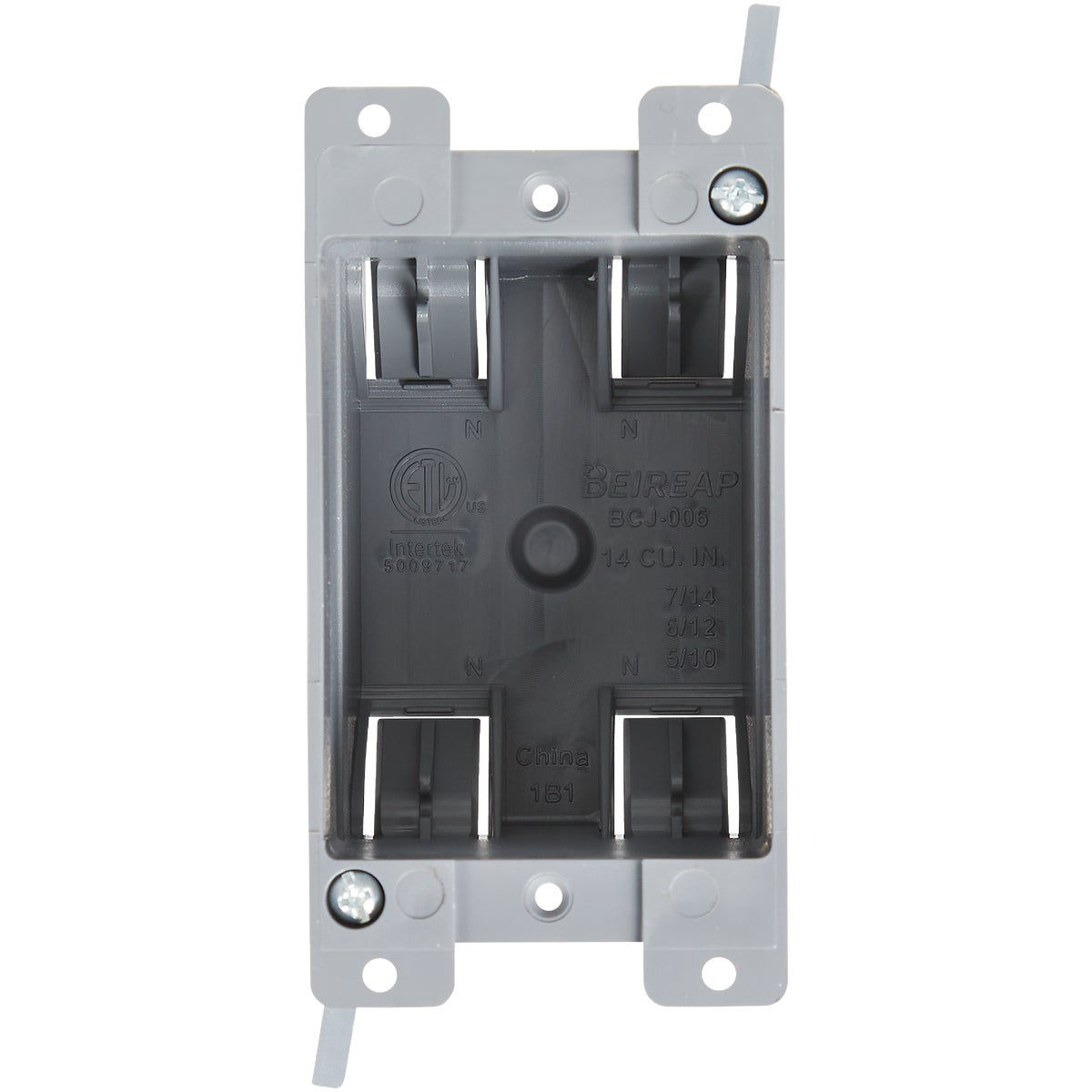 1-Gang PVC Molded Old Work Wall Electrical Box, 14 Cu. In. | Do it Best