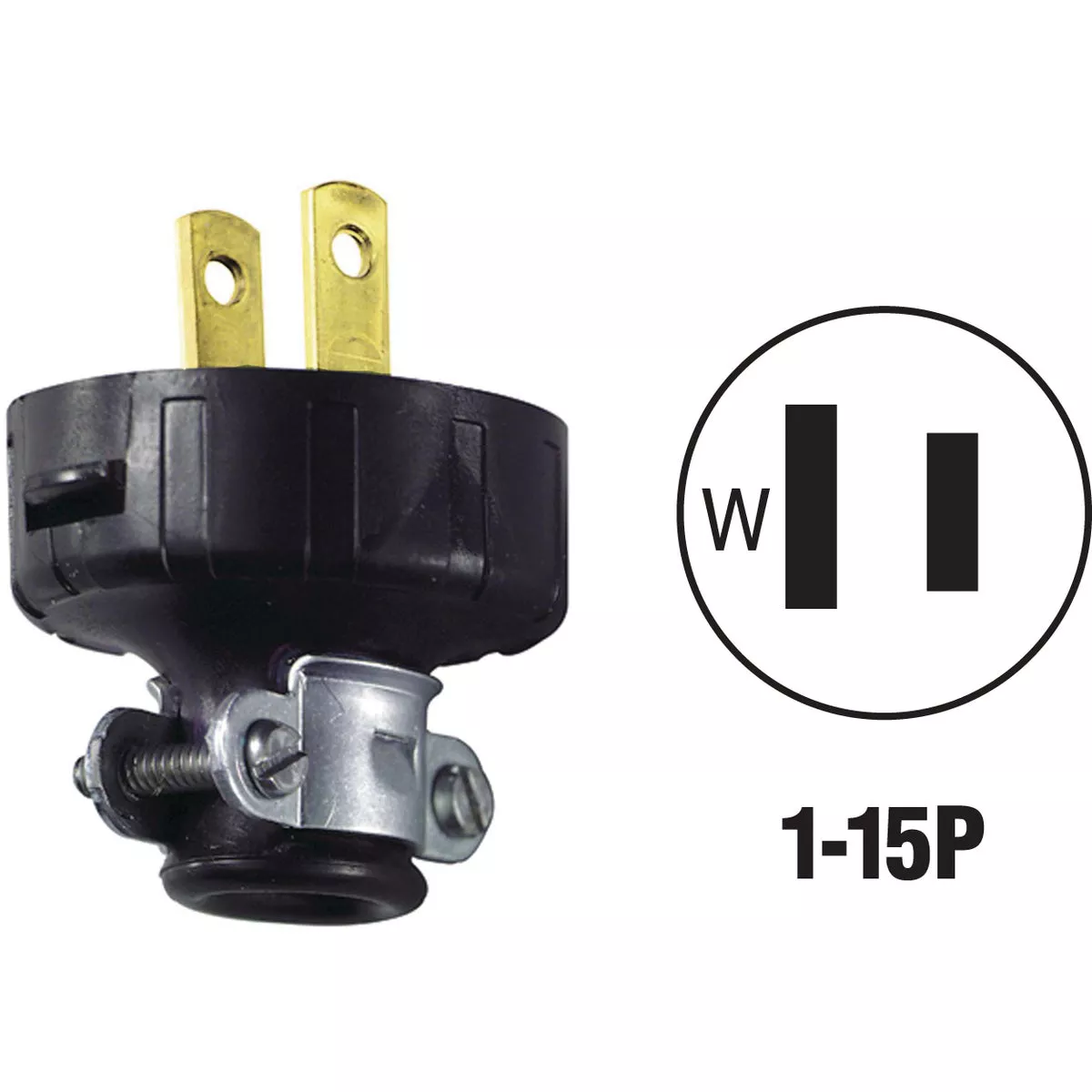 Leviton 15A 125V 2-Wire 2-Pole Heavy-Duty Cord Plug | Do it Best