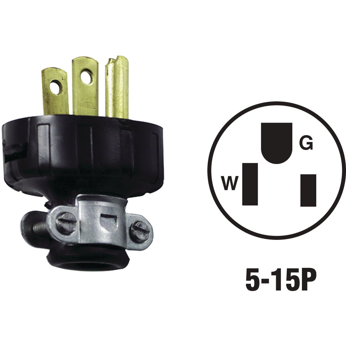 Leviton 15A 125V 3-Wire 2-Pole Heavy-Duty Cord Plug | Do it Best
