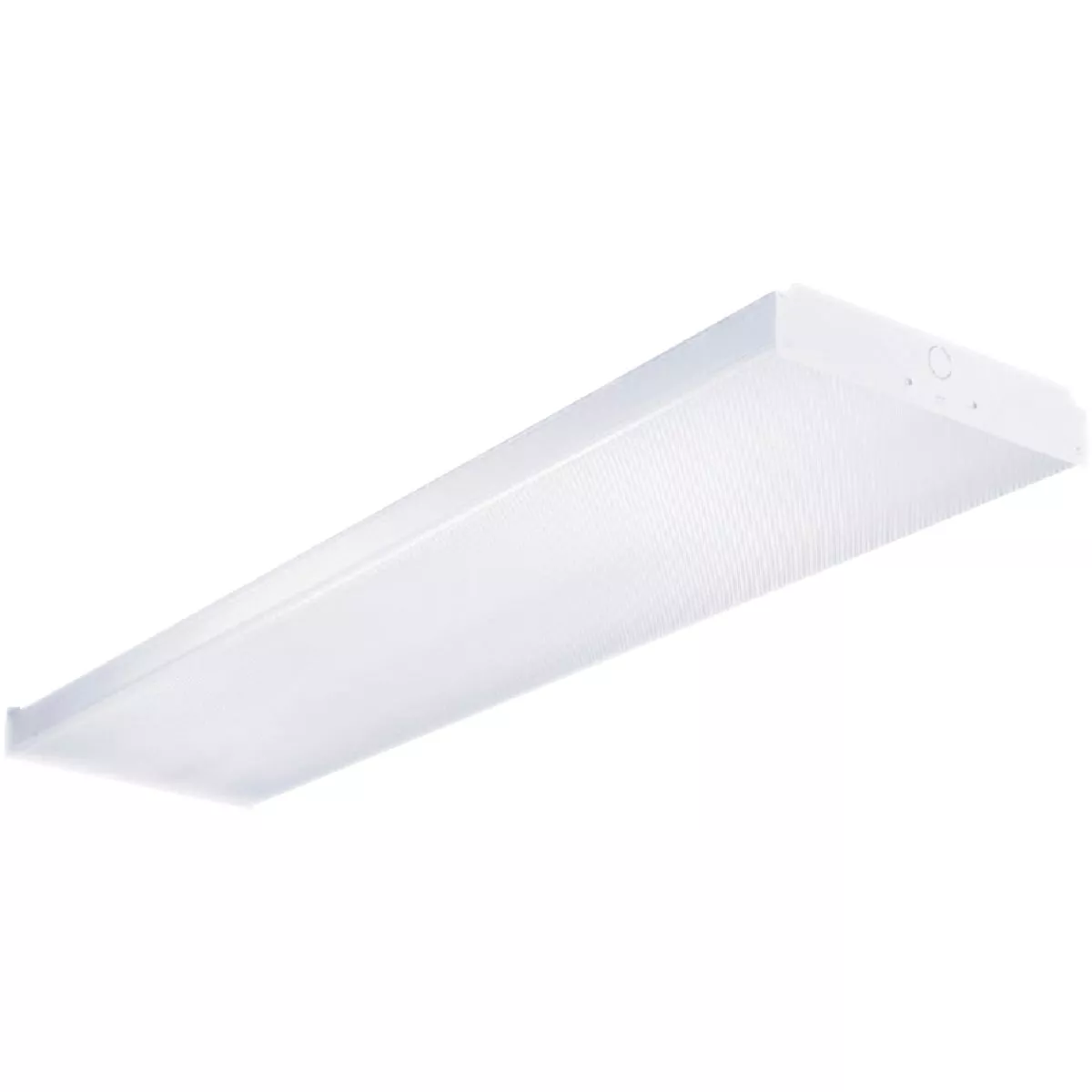 Metalux 4 Ft. 2-Bulb Fluorescent Wraparound Ceiling Light Fixture | Do ...