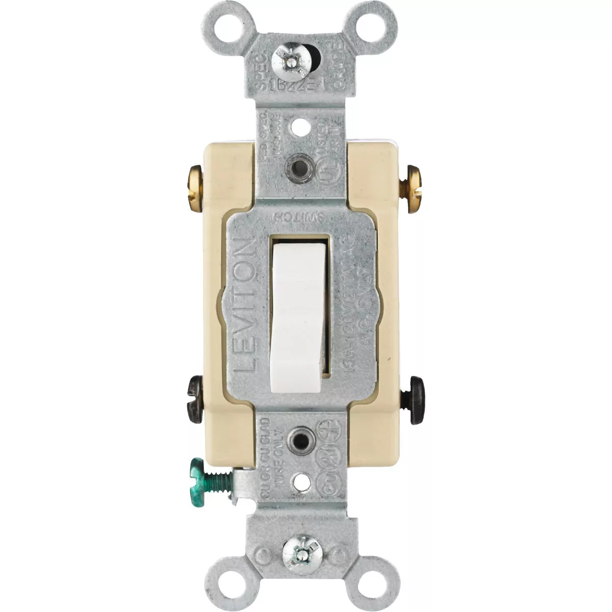 Leviton Commercial 15A White Grounded Quiet 4-Way Switch | Do it Best