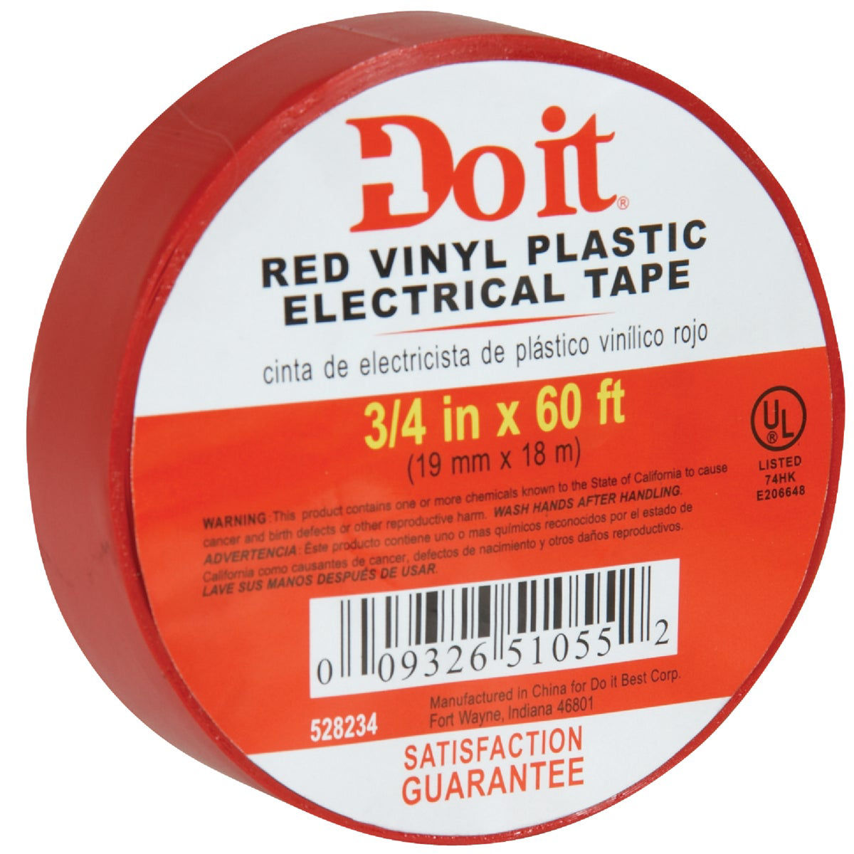 Do it General Purpose 3/4 In. x 60 Ft. Red Electrical Tape | Do it Best