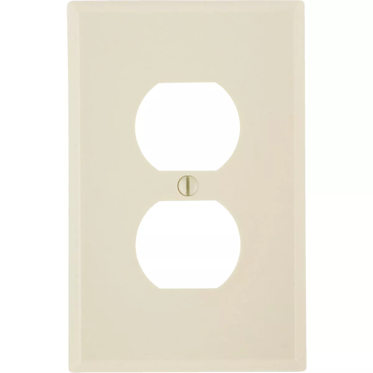 Leviton Mid-Way 1-Gang Smooth Plastic Outlet Wall Plate, Ivory | True ...