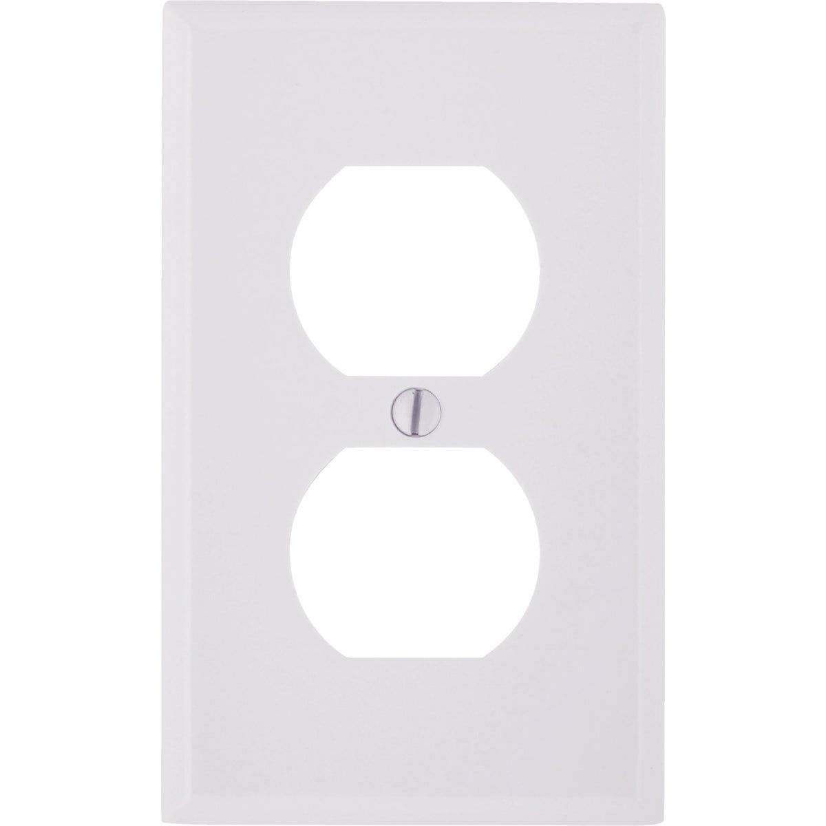 Leviton 1-Gang Smooth Plastic Outlet Wall Plate, White | Do it Best