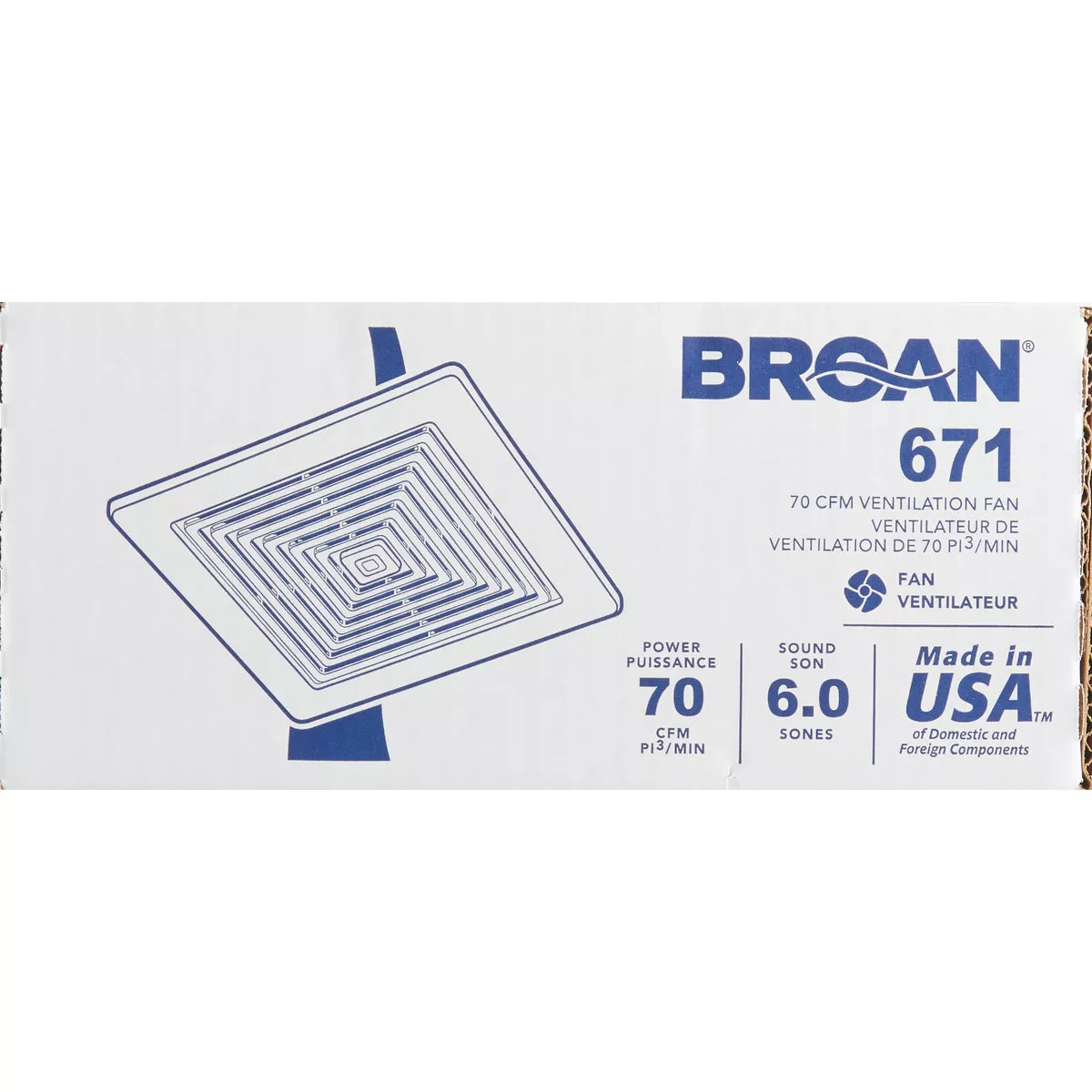 Broan 70 CFM 6.0 Sones 120V Bath Exhaust Fan | Do it Best