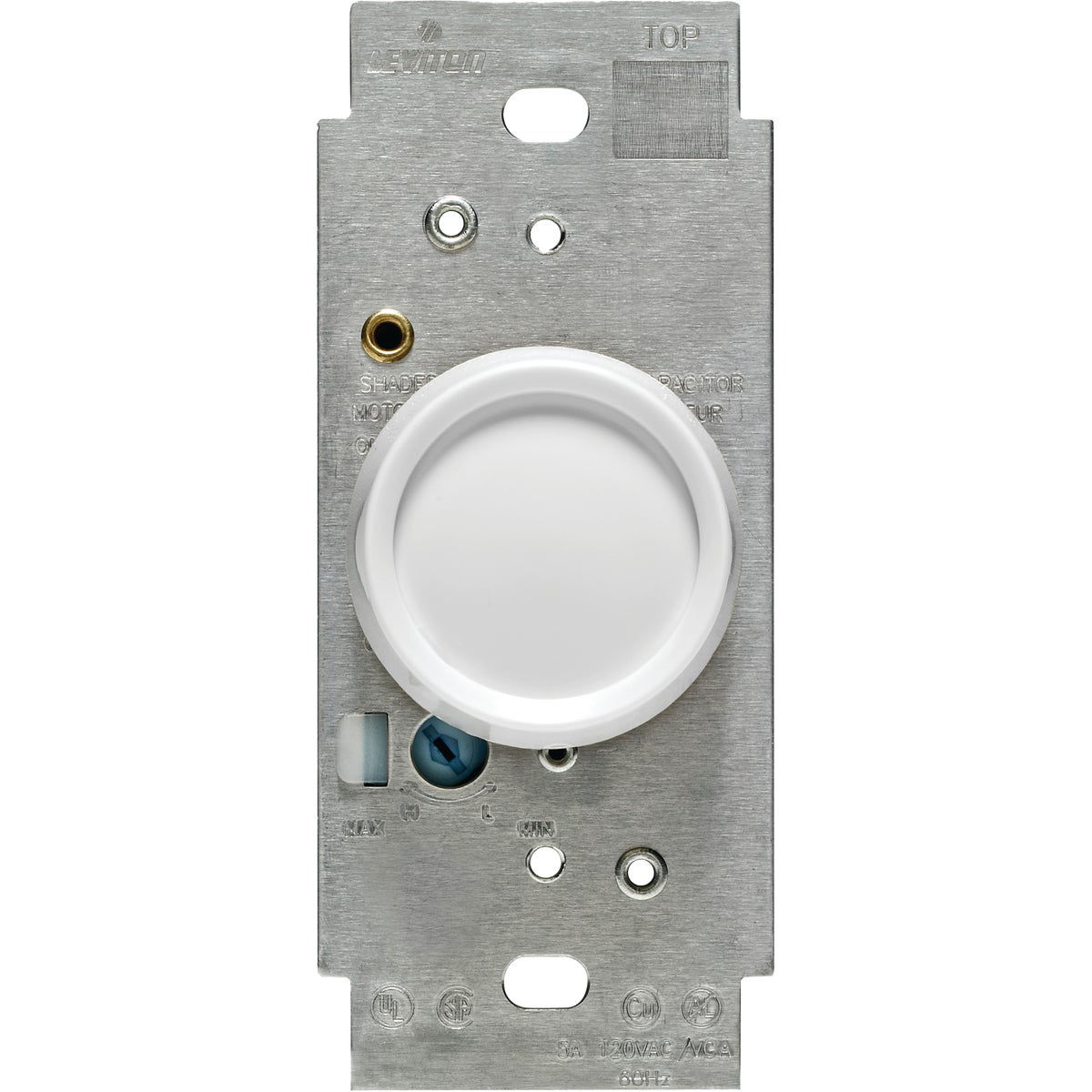 Leviton White Variable-Speed Rotary Fan Control Switch | Do it Best