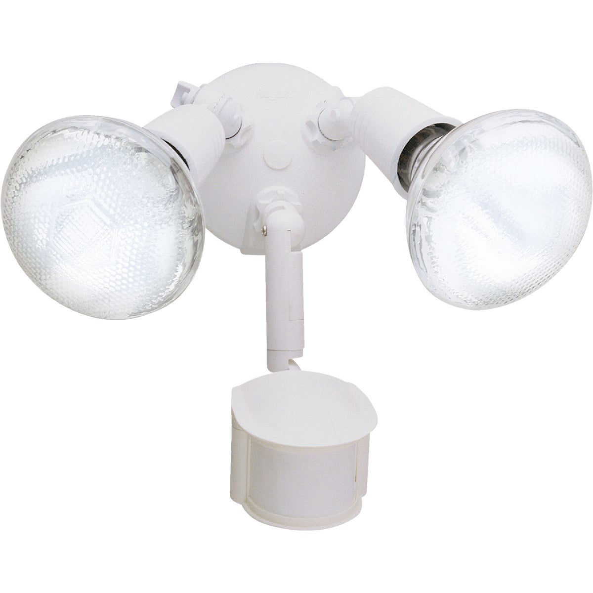 Halo White Motion Sensing Dusk To Dawn Incandescent Floodlight Fixture ...