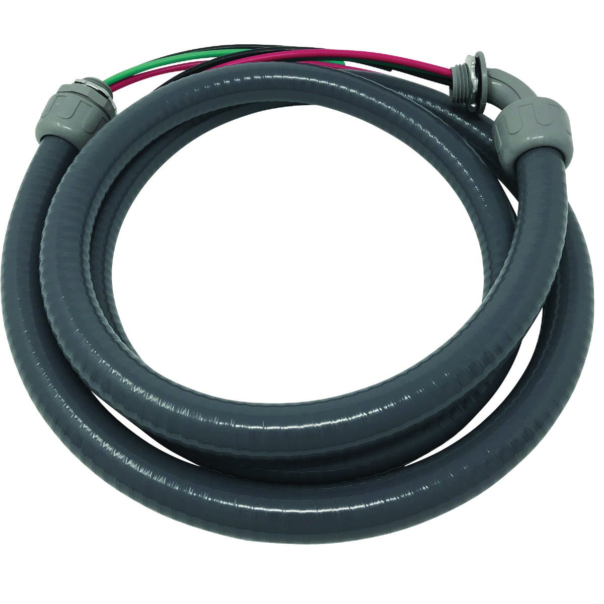 Halex 6 Ft. x 1/2 In. Non Metallic Liquid-Tight Conduit Prewired Whip ...