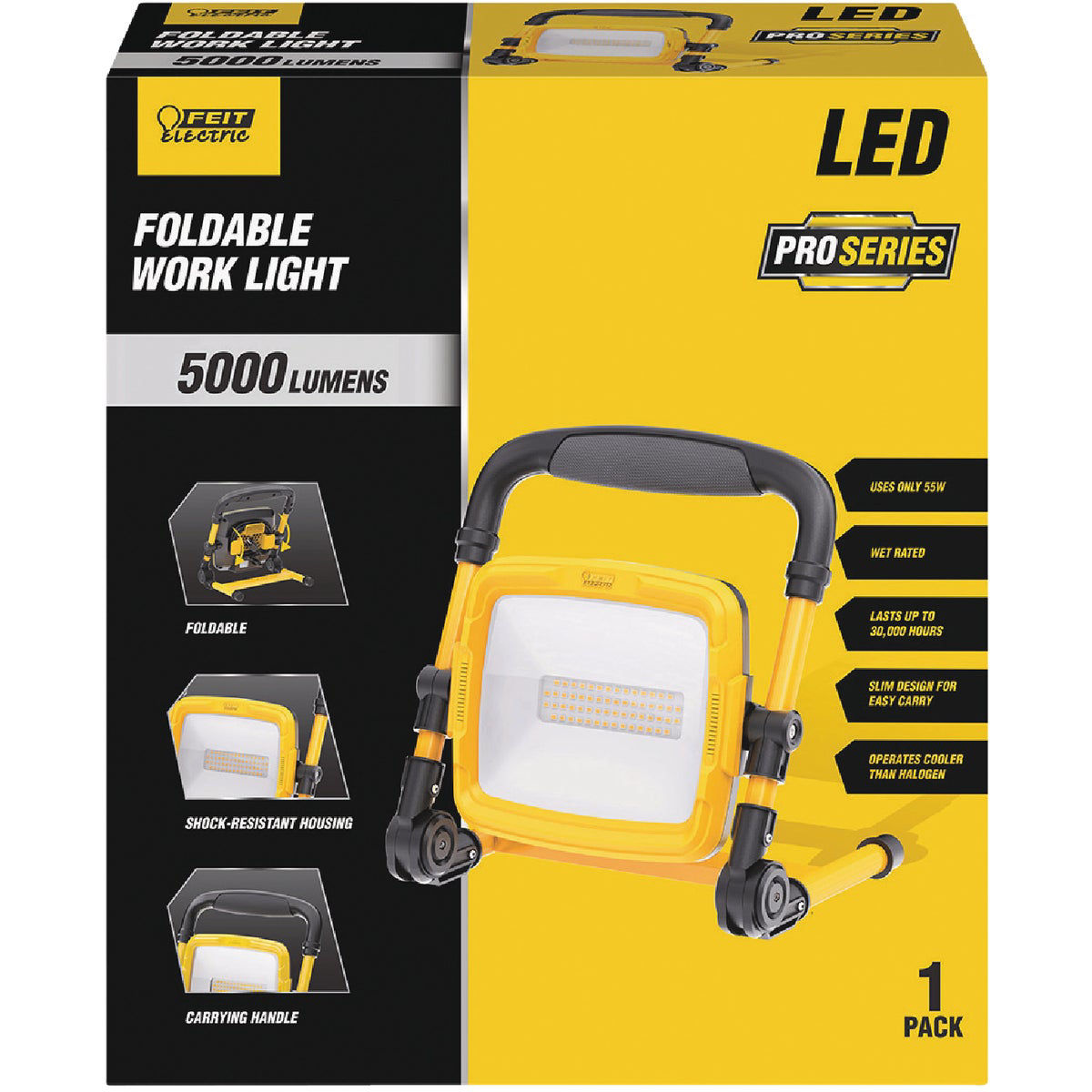 Feit Electric 5000 Lm. LED Foldable Portable Work Light | Do it Best