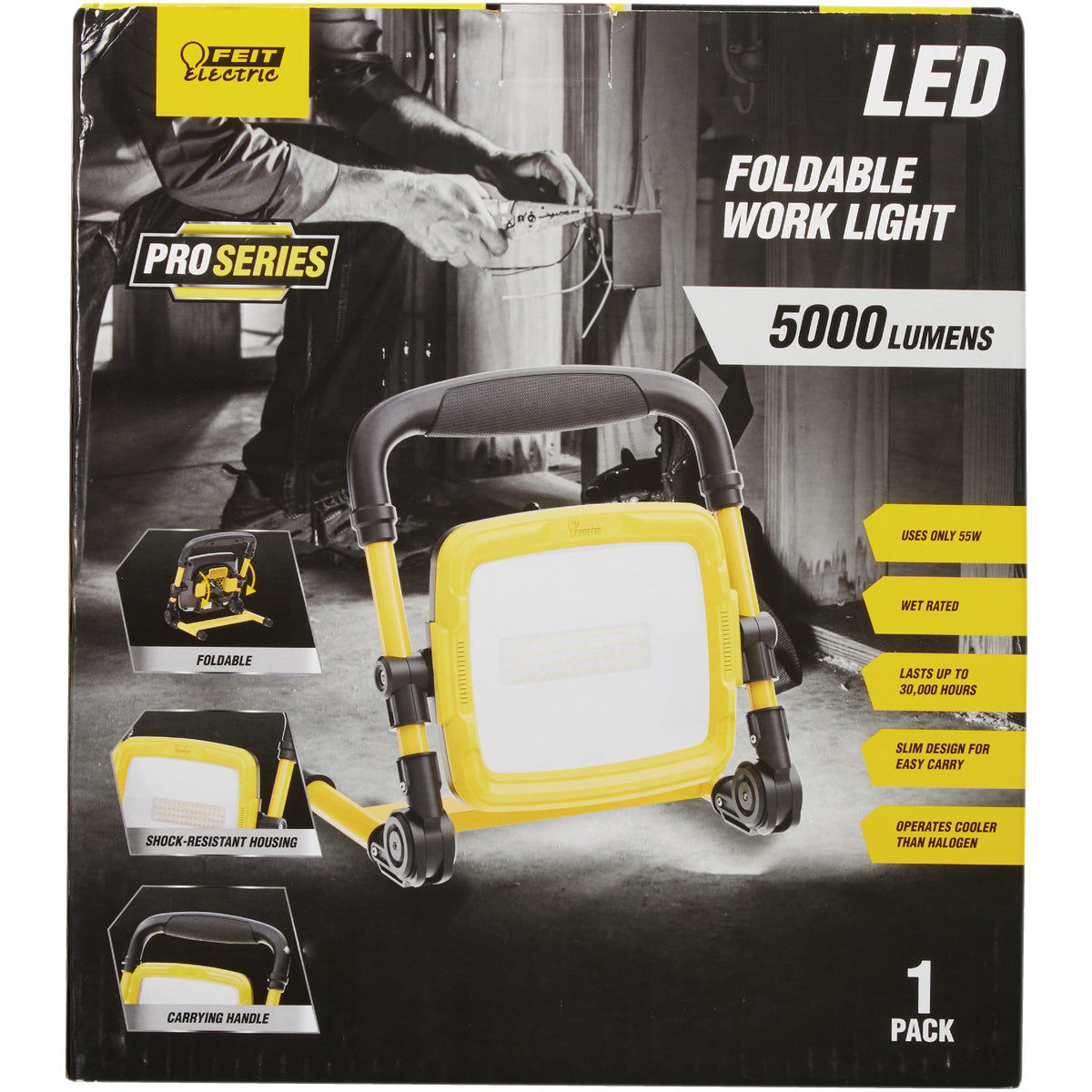 Feit Electric 5000 Lm. LED Foldable Portable Work Light | Do it Best