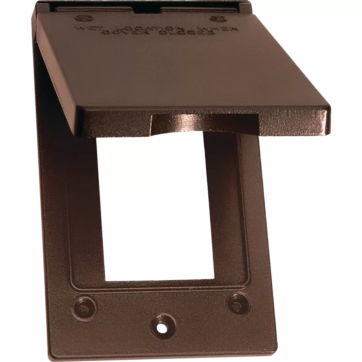 Southwire Single Gang Vertical Bronze Weatherproof GFCI Cover | True ...