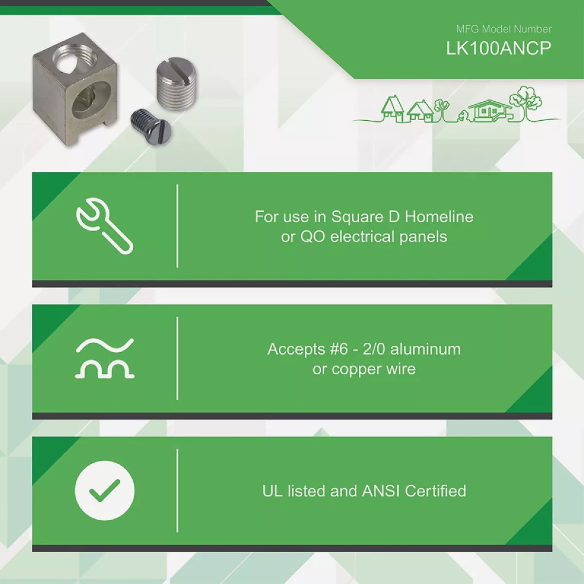 Square D QO/Homeline 100A Aluminum Neutral Lug Kit | Do it Best