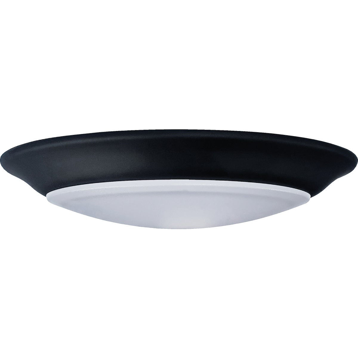 Satco Nuvo 7 In. Black 60W Equivalent LED CCT-Selectable Disk Flush ...