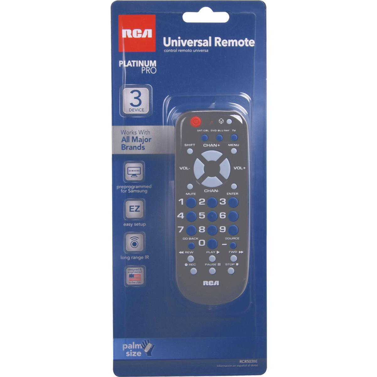 RCA 3-Device Universal Black Remote Control | Do it Best