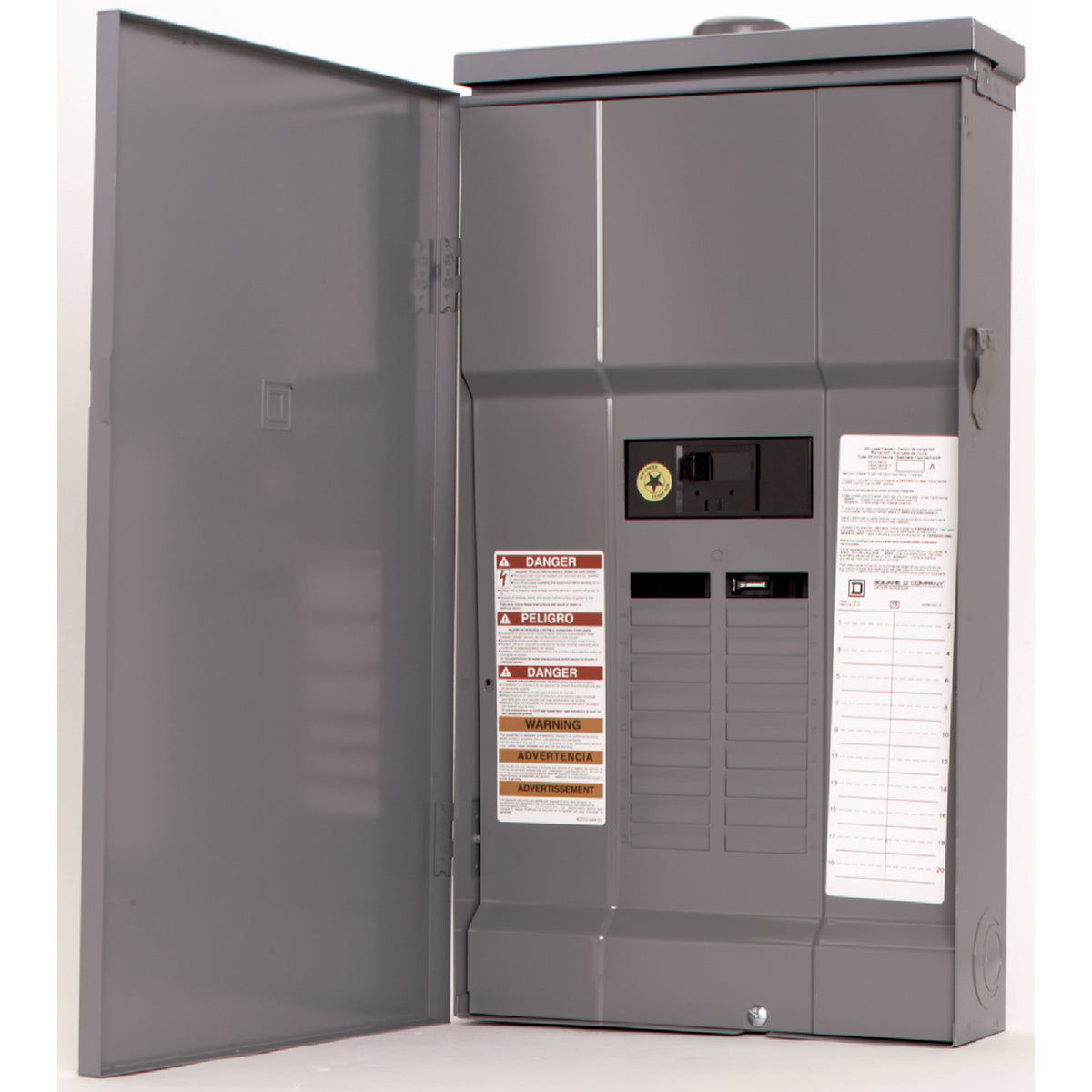 Square D QO 200A 30-Space 40-Circuit Raintight Main Breaker Plug-on ...