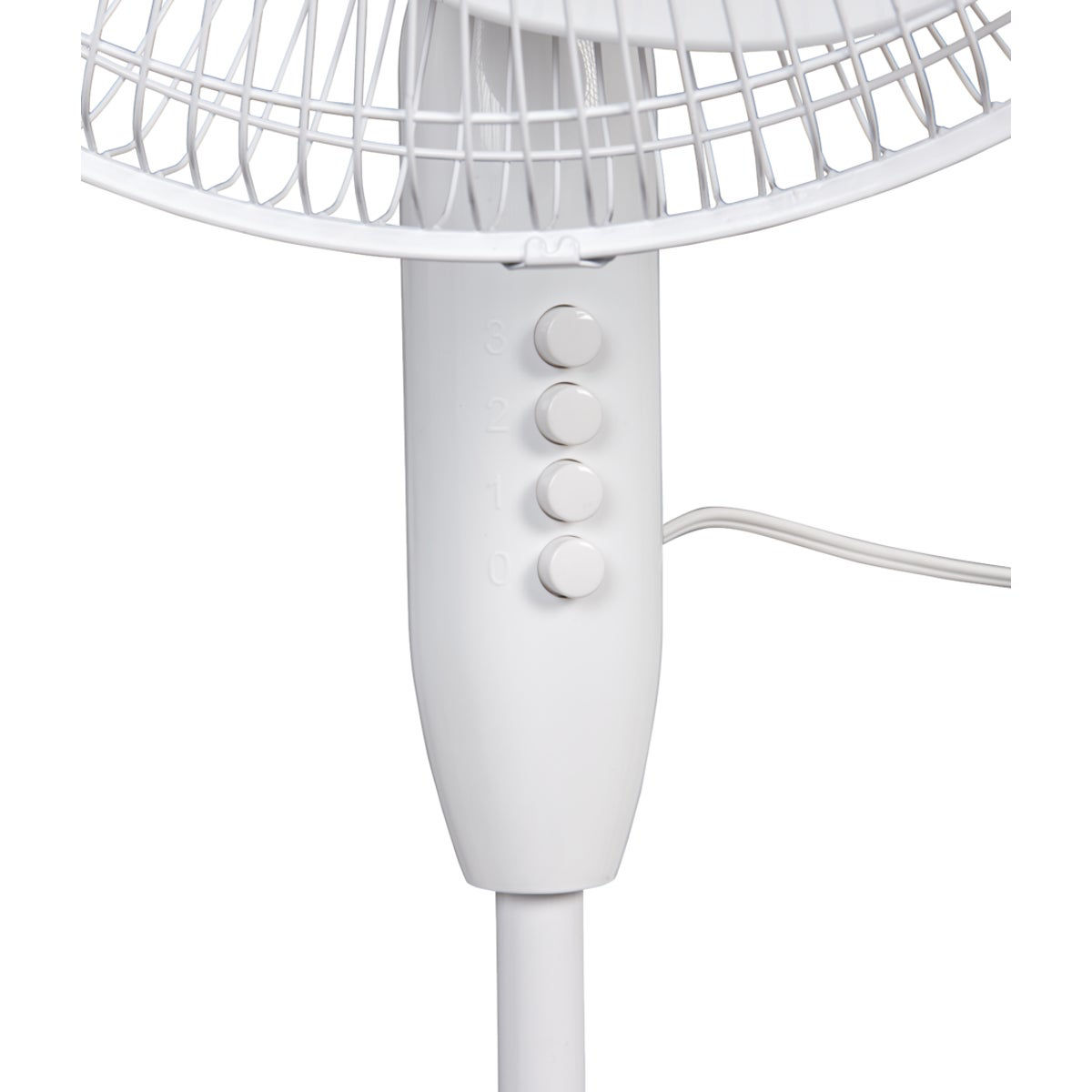 Best Comfort 16 In. 3-Speed Extends to 49 In. H. White Oscillating ...