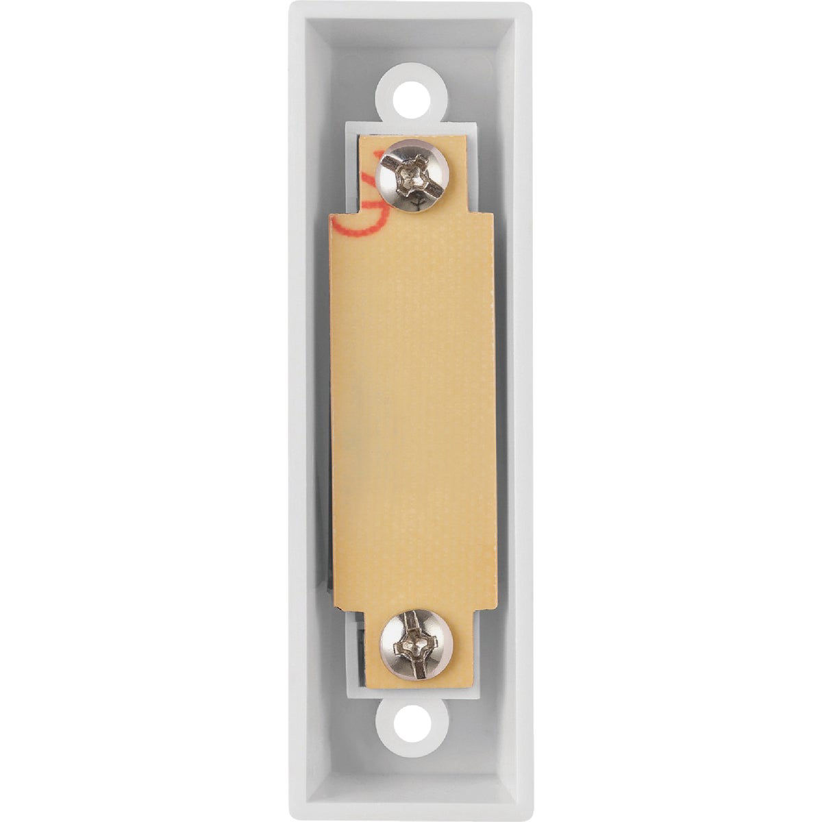Heath Zenith Wired White Plastic Led Lighted Doorbell Push Button Do It Best