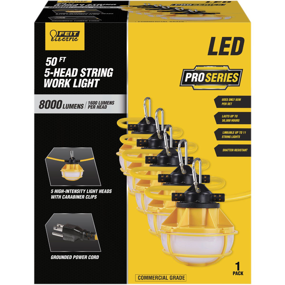 Feit Electric LED 50 Ft. Work Light String | Do it Best