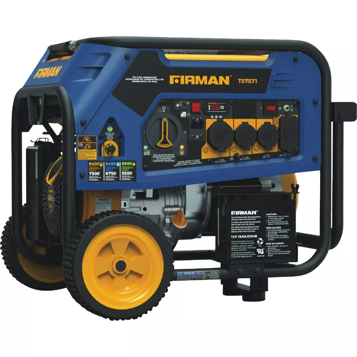 Firman 7500W Tri Fuel Electric Start Portable Generator | Do it Best