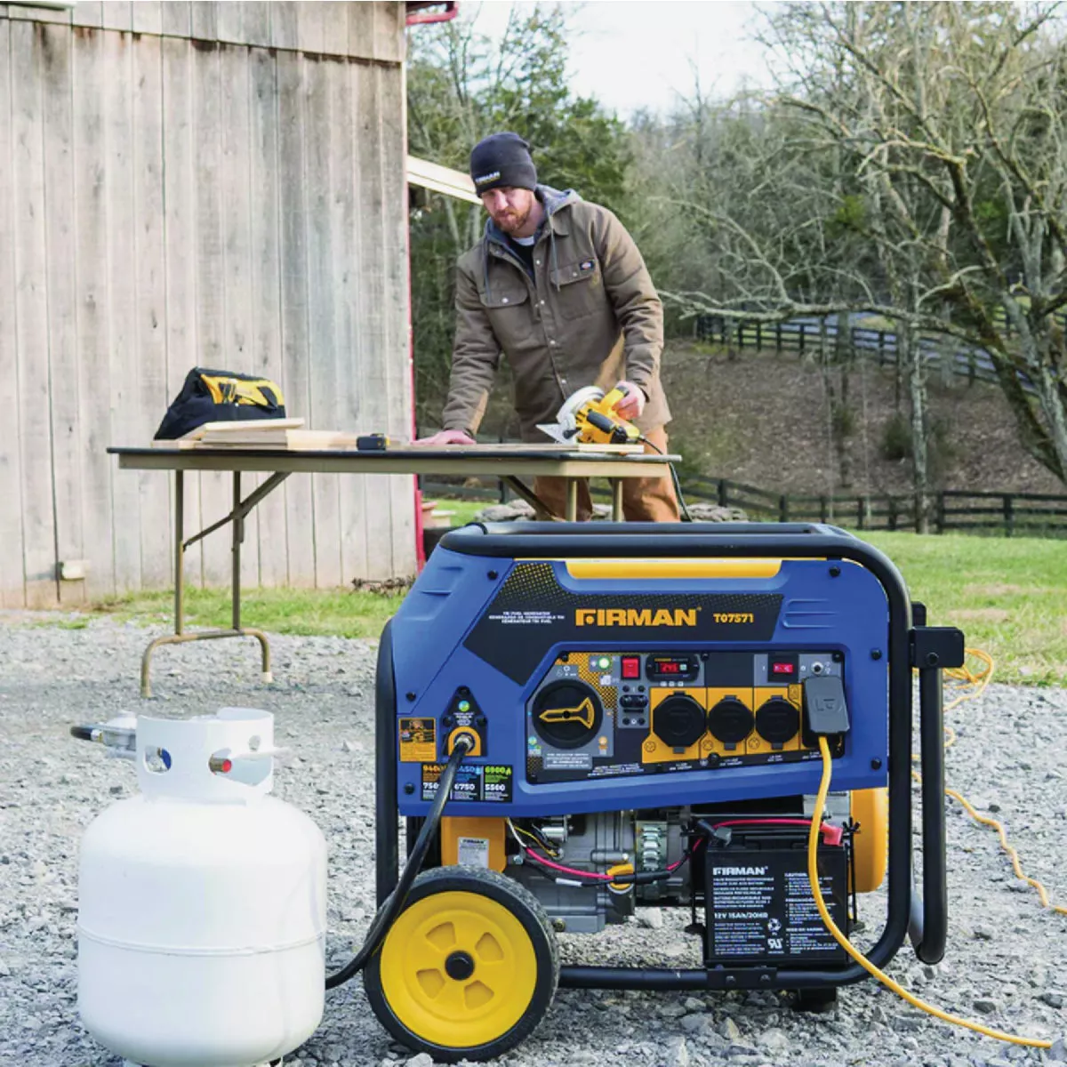 Firman 7500W Tri Fuel Electric Start Portable Generator | Do it Best