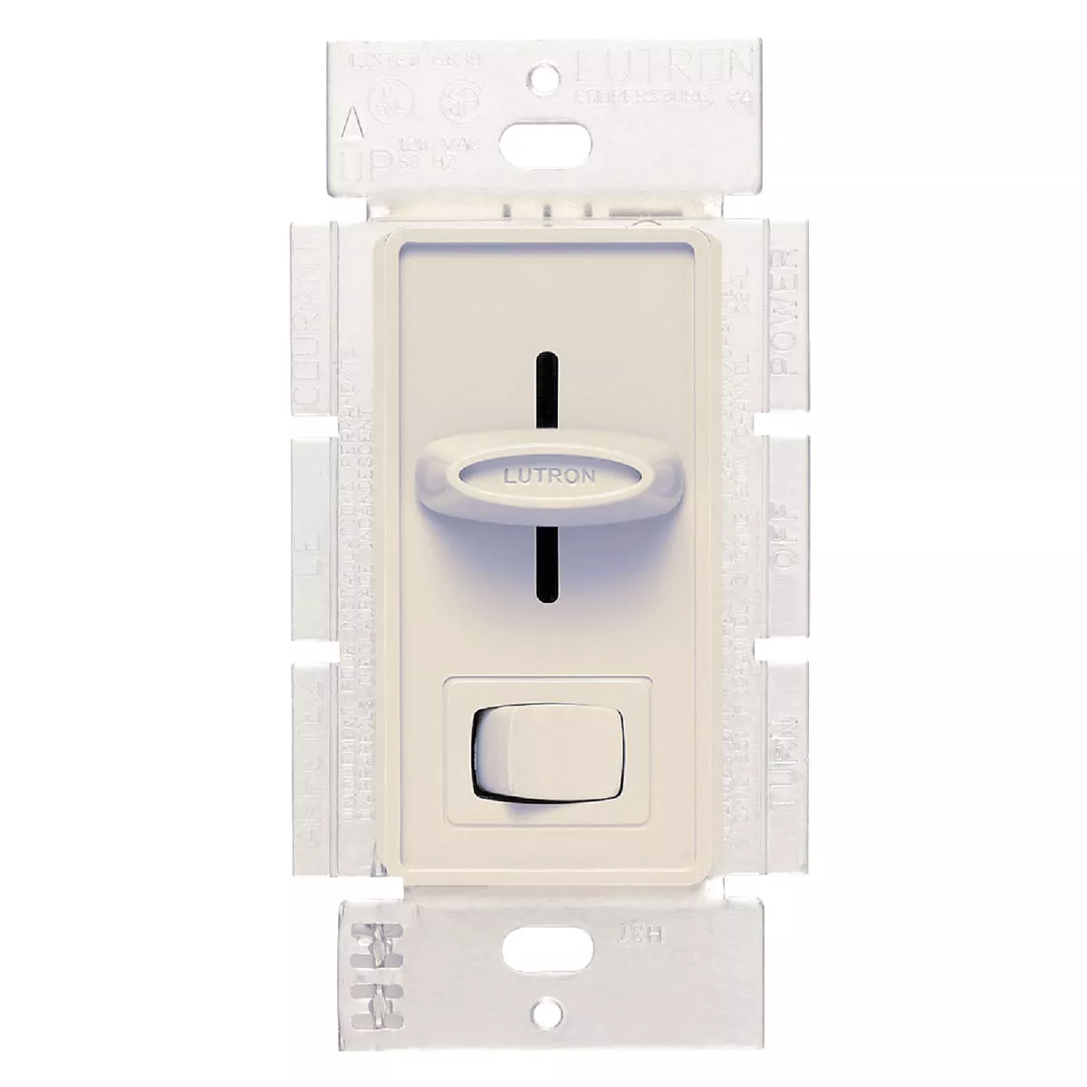 Lutron Skylark Incandescent White Preset Slide Dimmer Switch | True ...