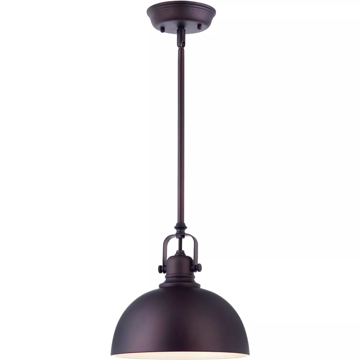 Home Impressions 1-Bulb Oil Rubbed Bronze Incandescent Rod Pendant ...
